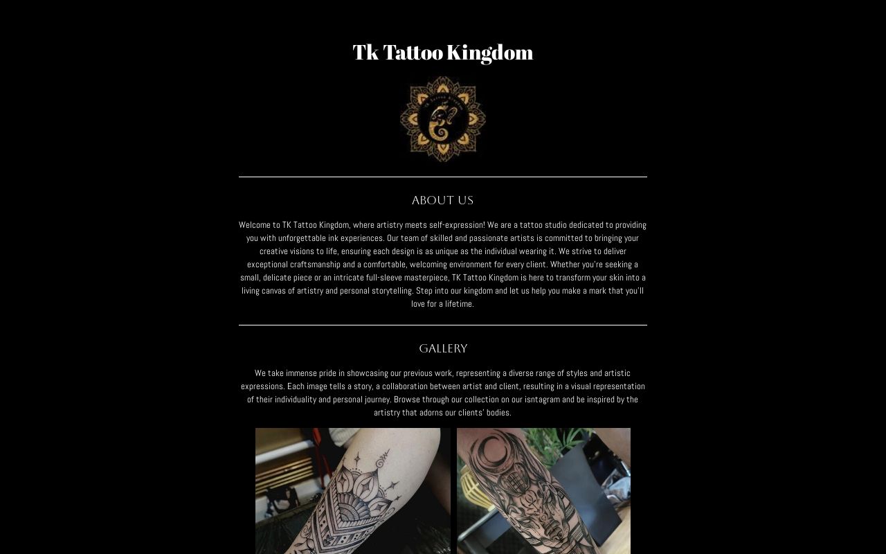 Tk Tattoo Kingdom